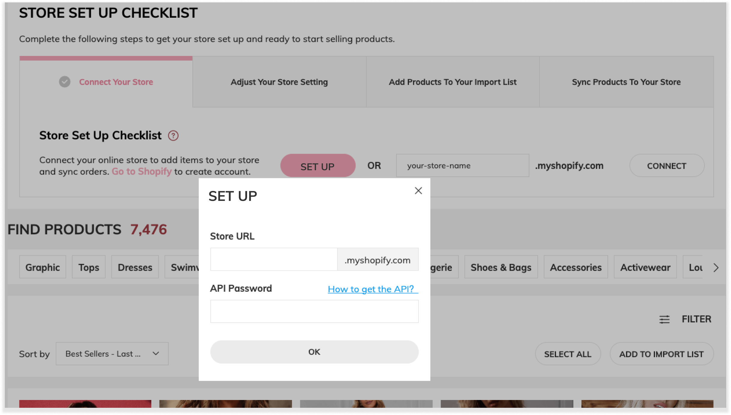 The way to obtain the API Password